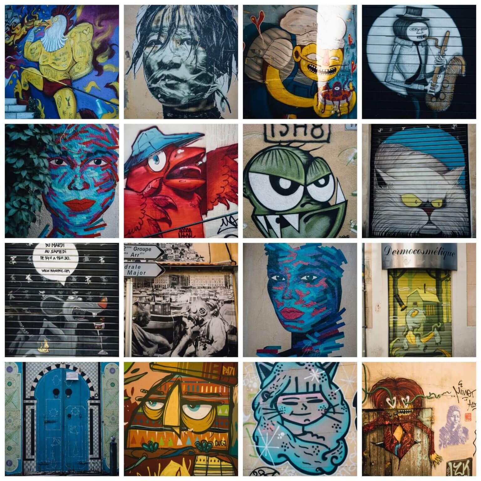 Marseille Street Art: Le Panier and Cours Julien street art and ...